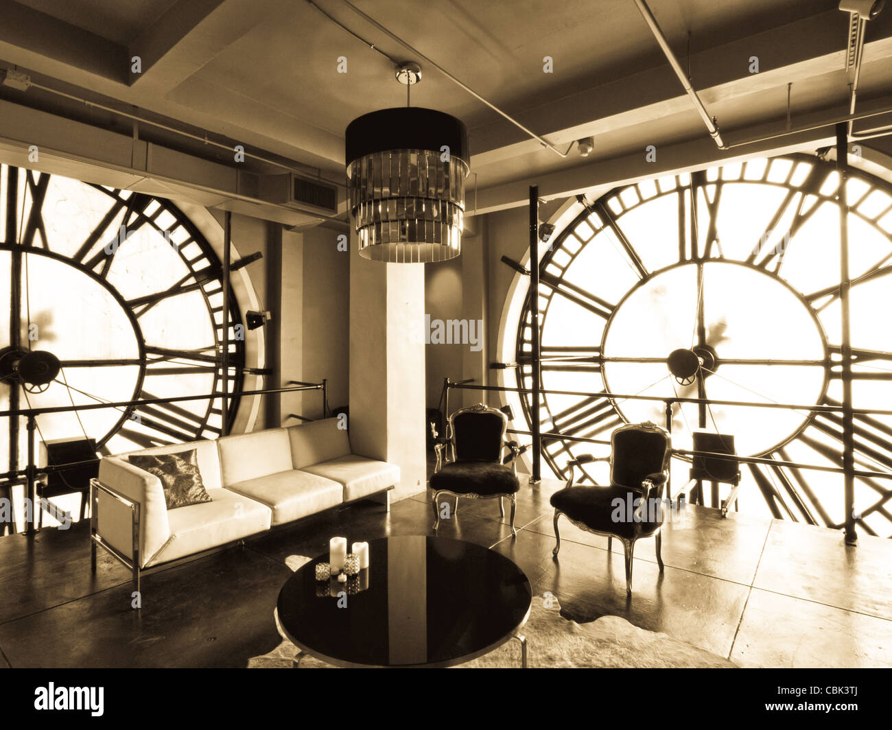 Inside of the Clock Tower on 16th Street Mall in Denver, Colorado Stock ...