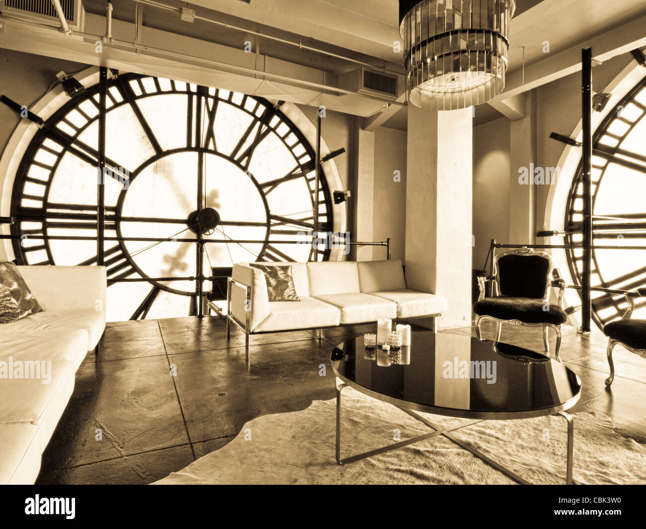 Inside of the Clock Tower on 16th Street Mall in Denver, Colorado Stock ...