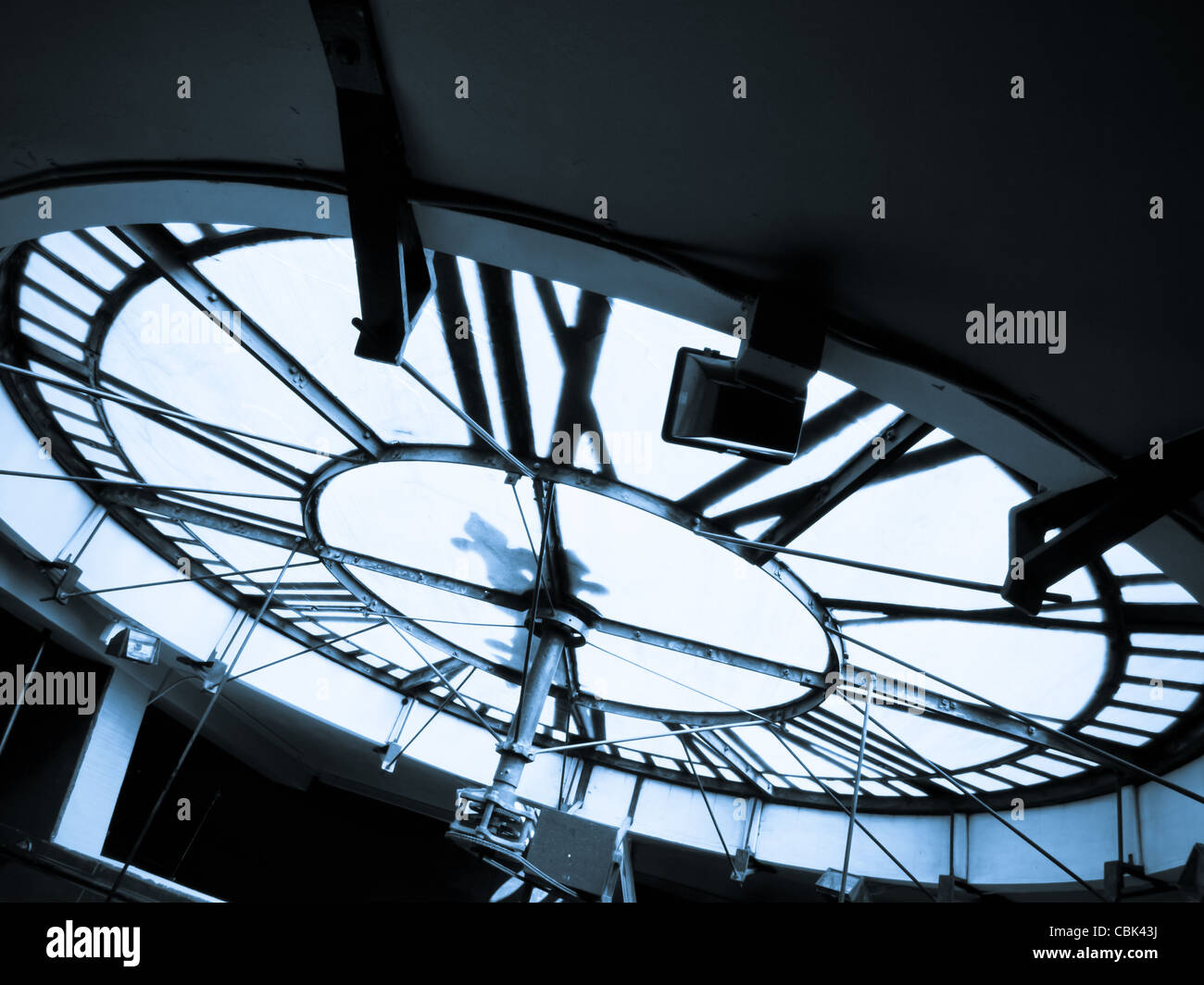 Gear of the clock machine of the clock on the Clock Tower in Denver ...