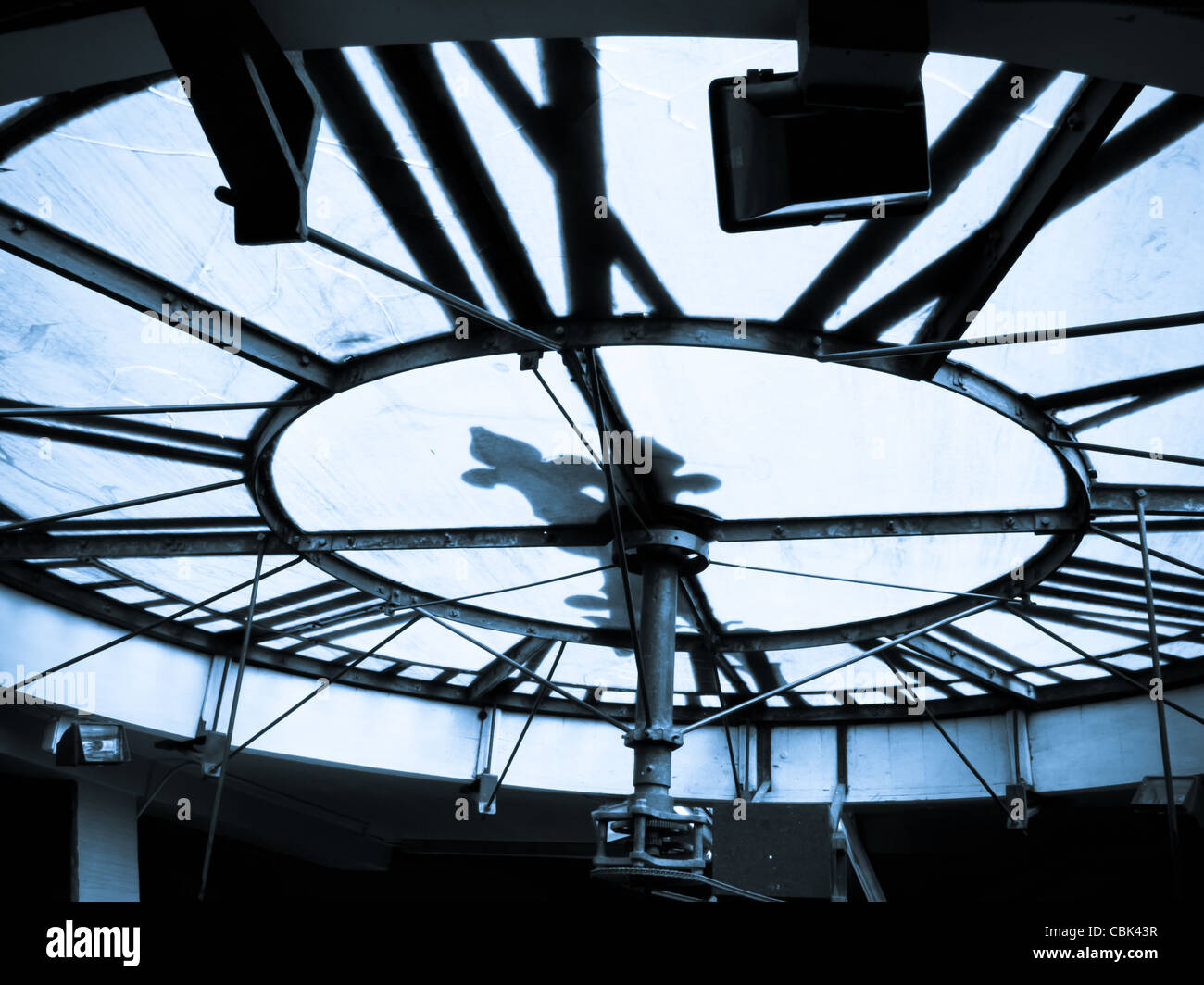Gear of the clock machine of the clock on the Clock Tower in Denver ...