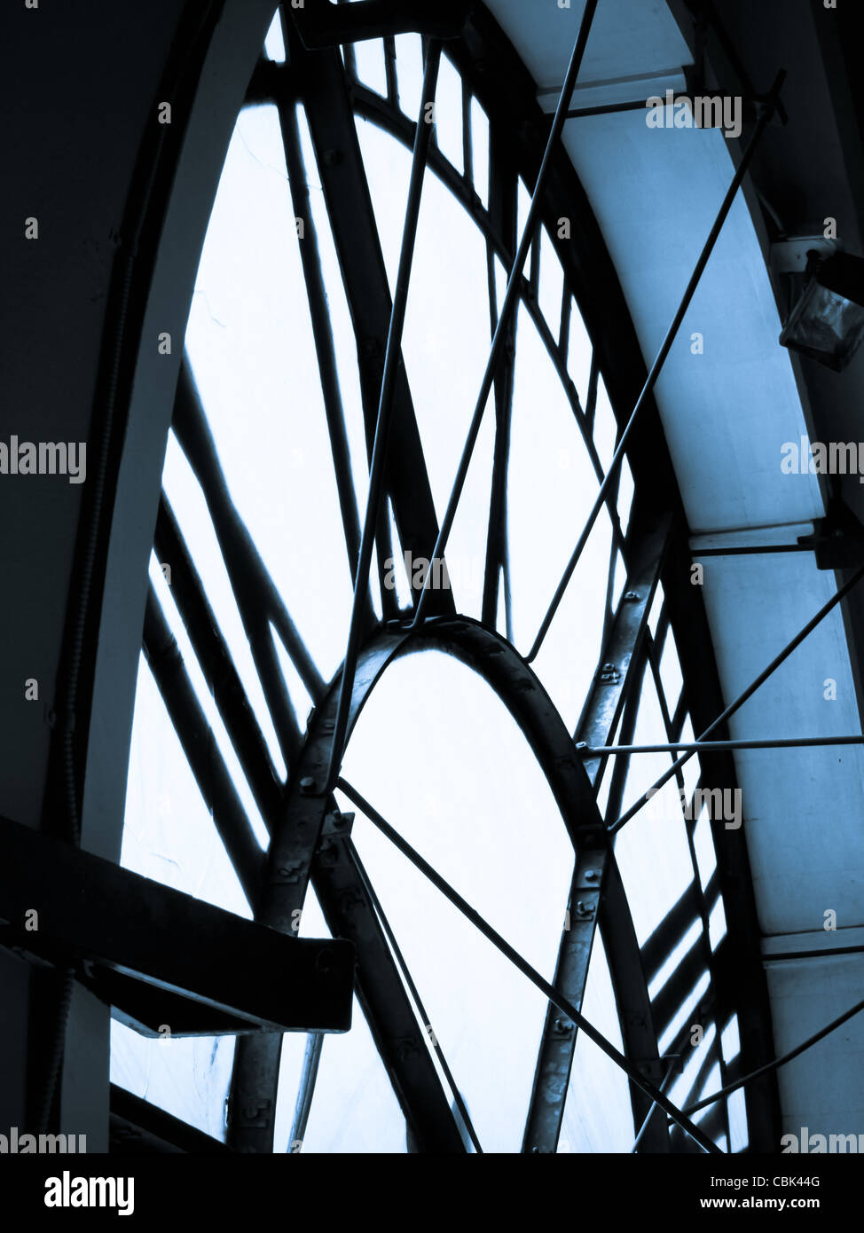 Gear of the clock machine of the clock on the Clock Tower in Denver ...
