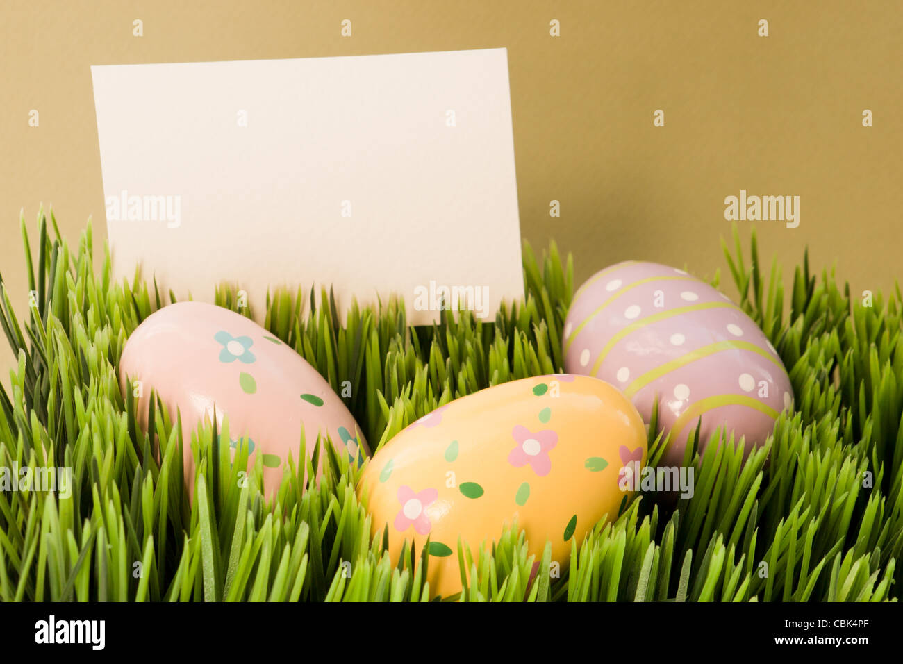 Easter eggs in the grass Stock Photo - Alamy