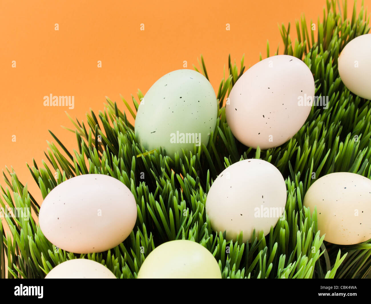 Easter eggs in the grass Stock Photo - Alamy