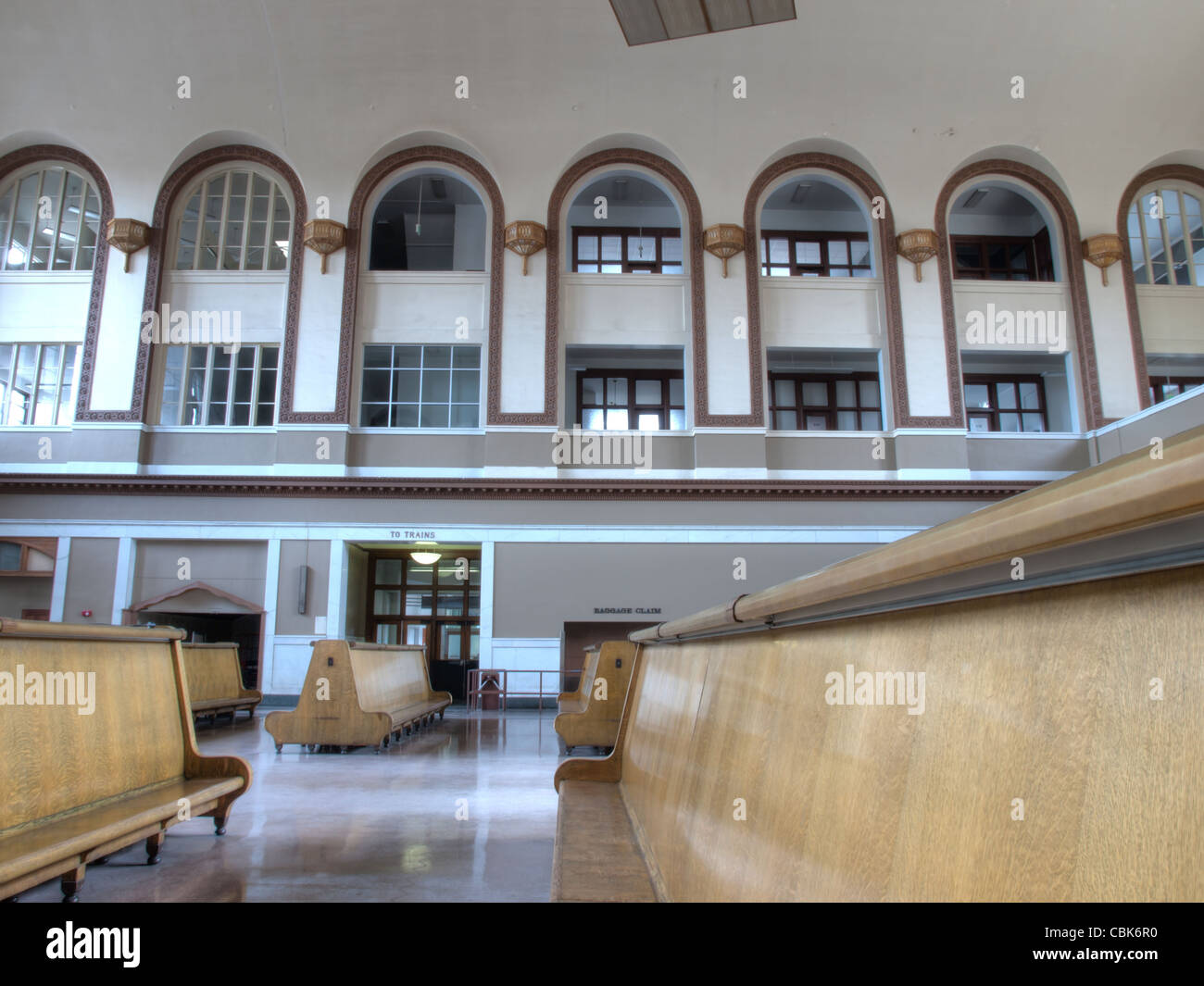 Interior of the Union Station in Denver, Colorado Stock Photo - Alamy