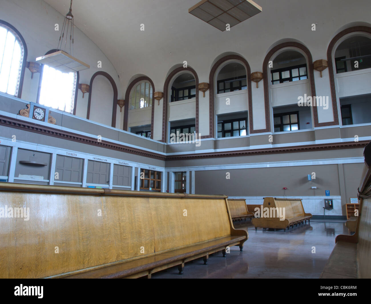 Interior of the Union Station in Denver, Colorado Stock Photo - Alamy