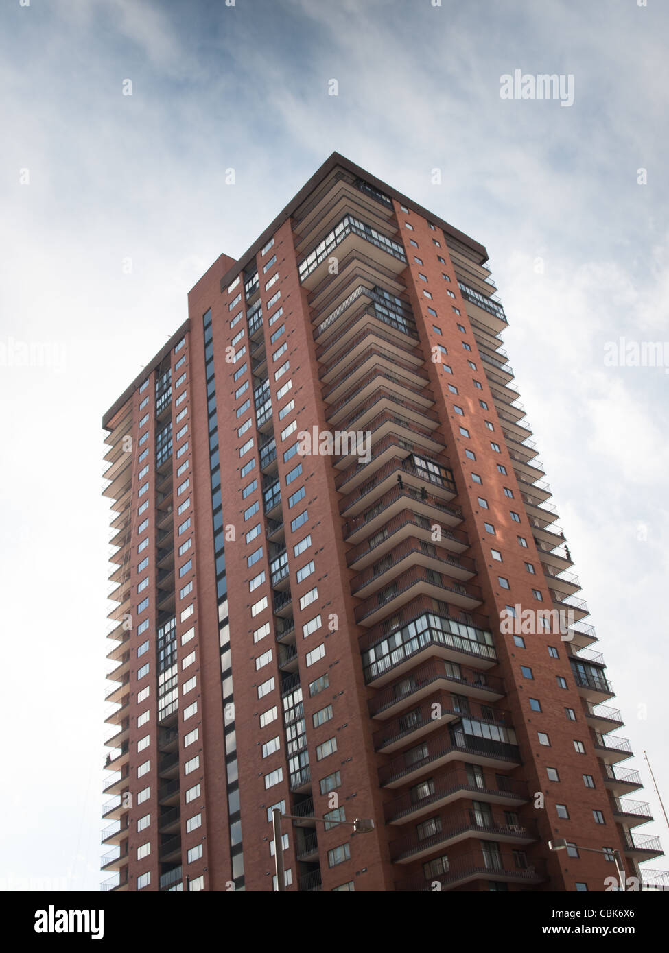 Tall apartment building Stock Photo - Alamy