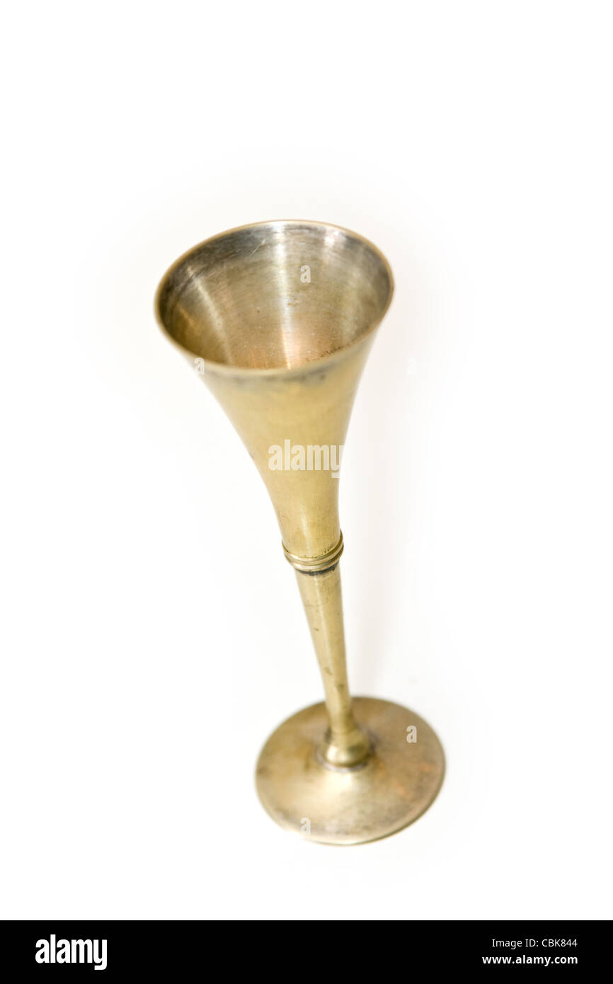Schnaps glass in silver Stock Photo - Alamy