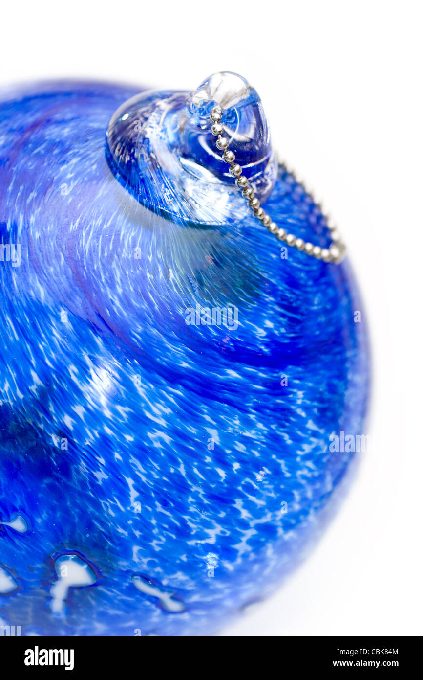 Blue glass ball hi-res stock photography and images - Alamy
