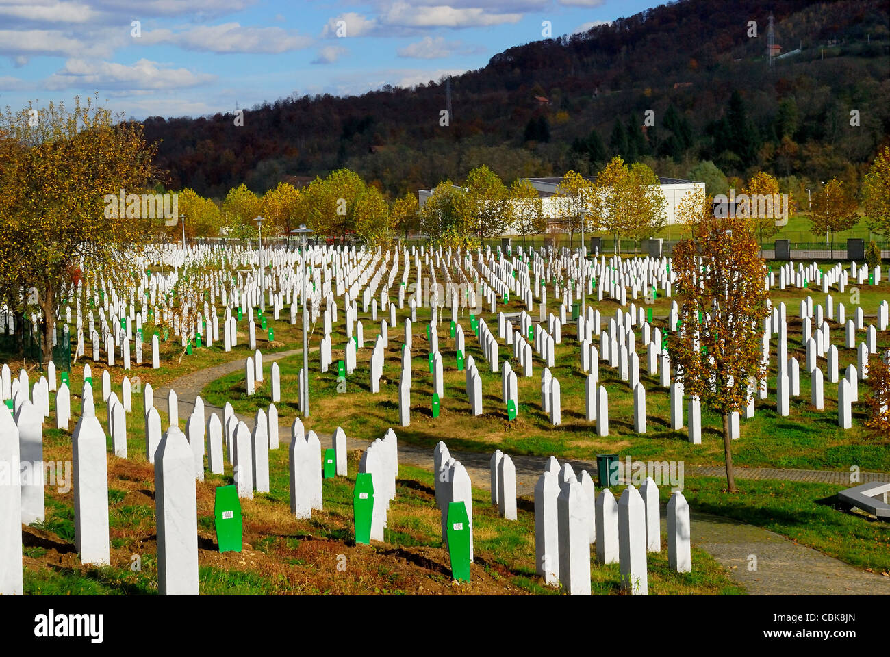 Bosnia and Herzegovina, Srebrenica : Potocari Genocide Memorial and ...