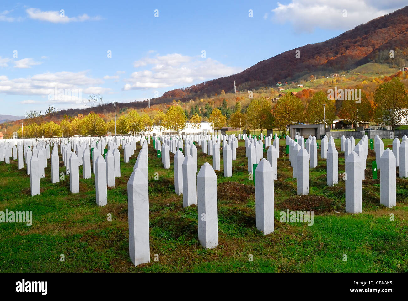 Bosnia and Herzegovina, Srebrenica : Potocari Genocide Memorial and ...
