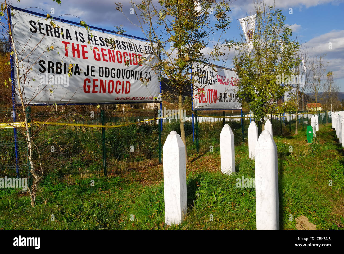 Bosnia and Herzegovina, Srebrenica : Potocari Genocide Memorial and ...