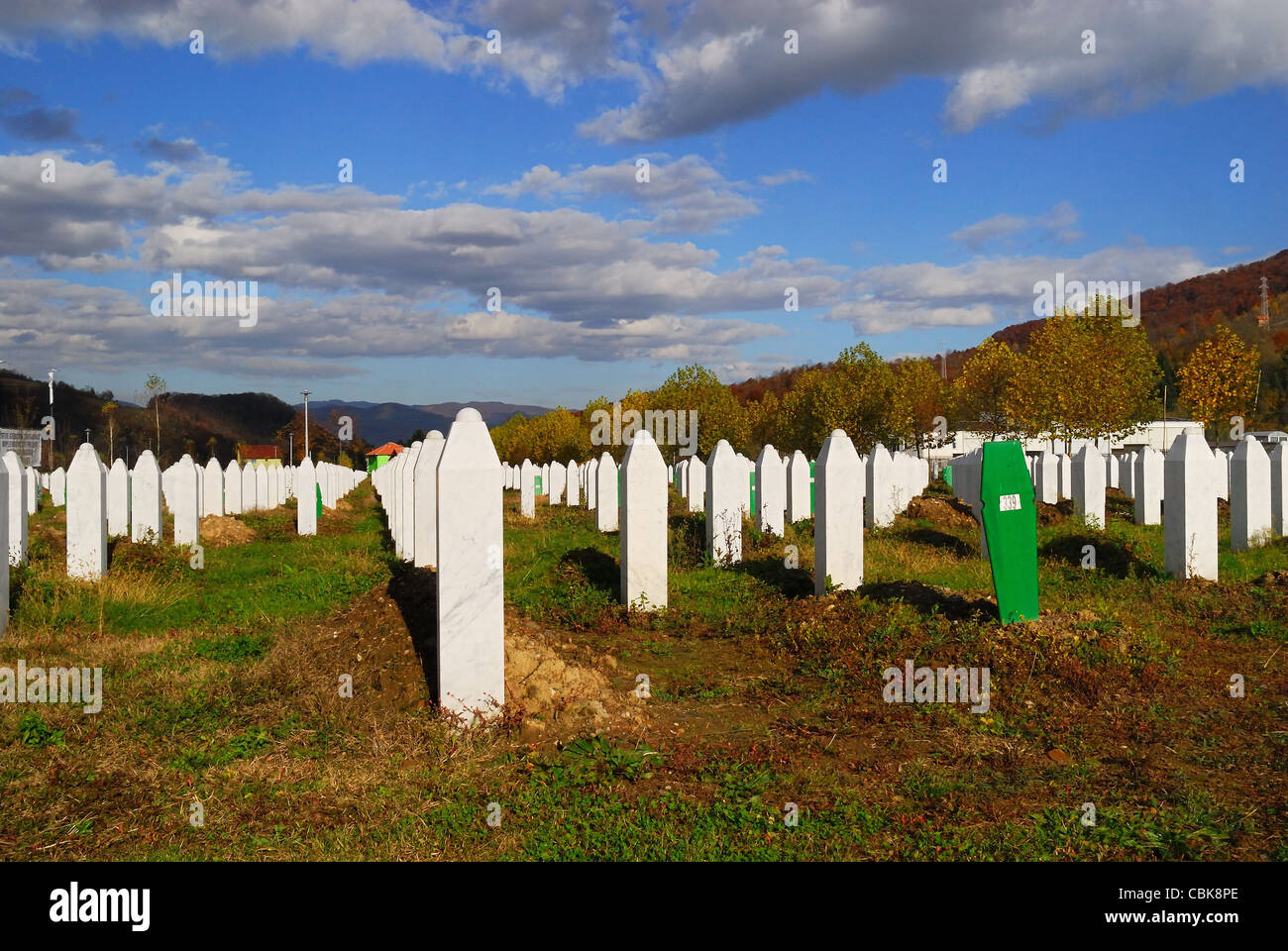 Bosnia and Herzegovina, Srebrenica : Potocari Genocide Memorial and ...