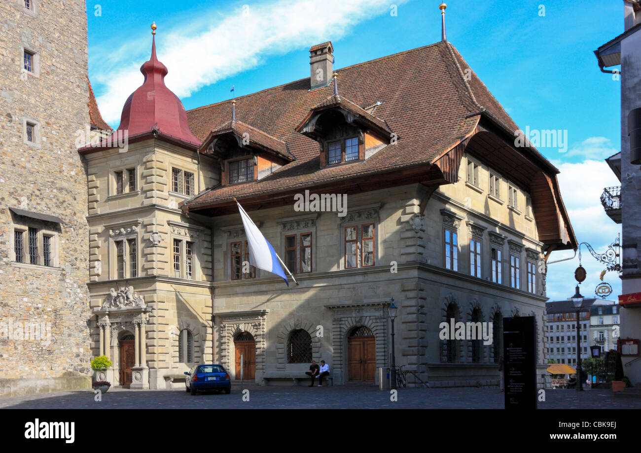 The Historical City Hall of Lucerne, Switzerland Stock Photo - Alamy
