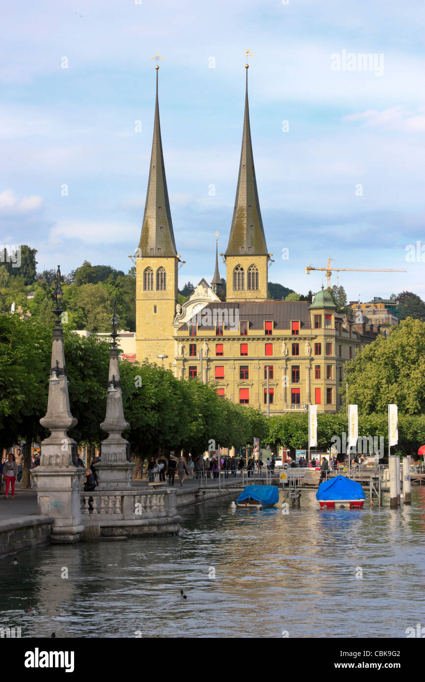 Hofkirche st. leodegar hi-res stock photography and images - Alamy
