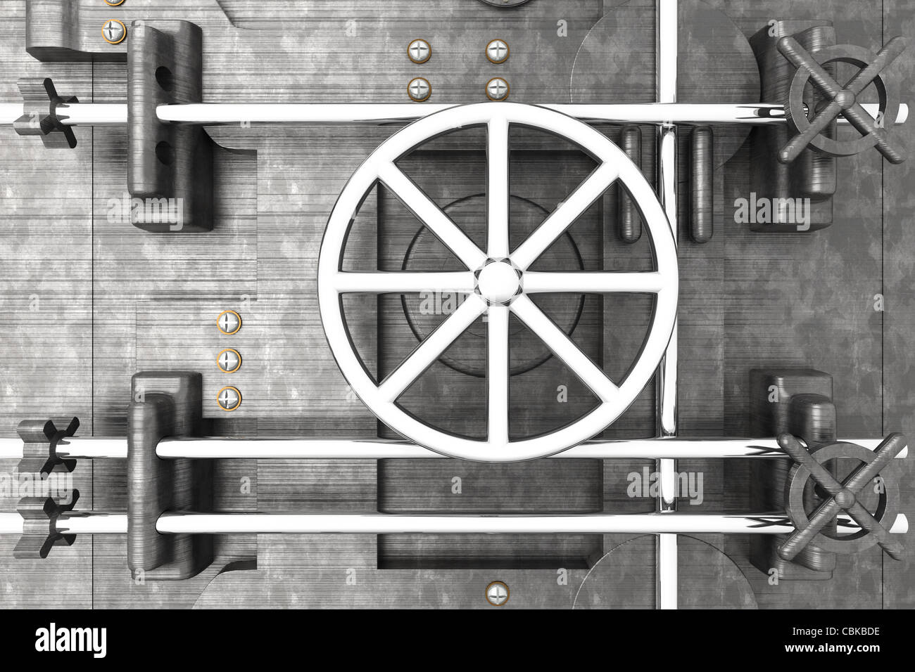 Vault door lock mechanism hi-res stock photography and images - Alamy