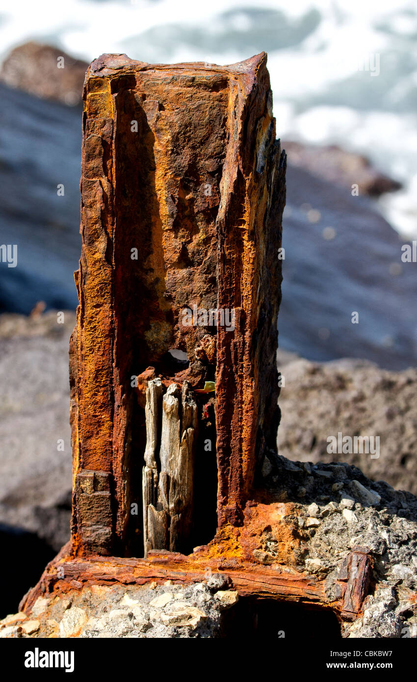 Rusty Iron Girder Stock Photo - Alamy