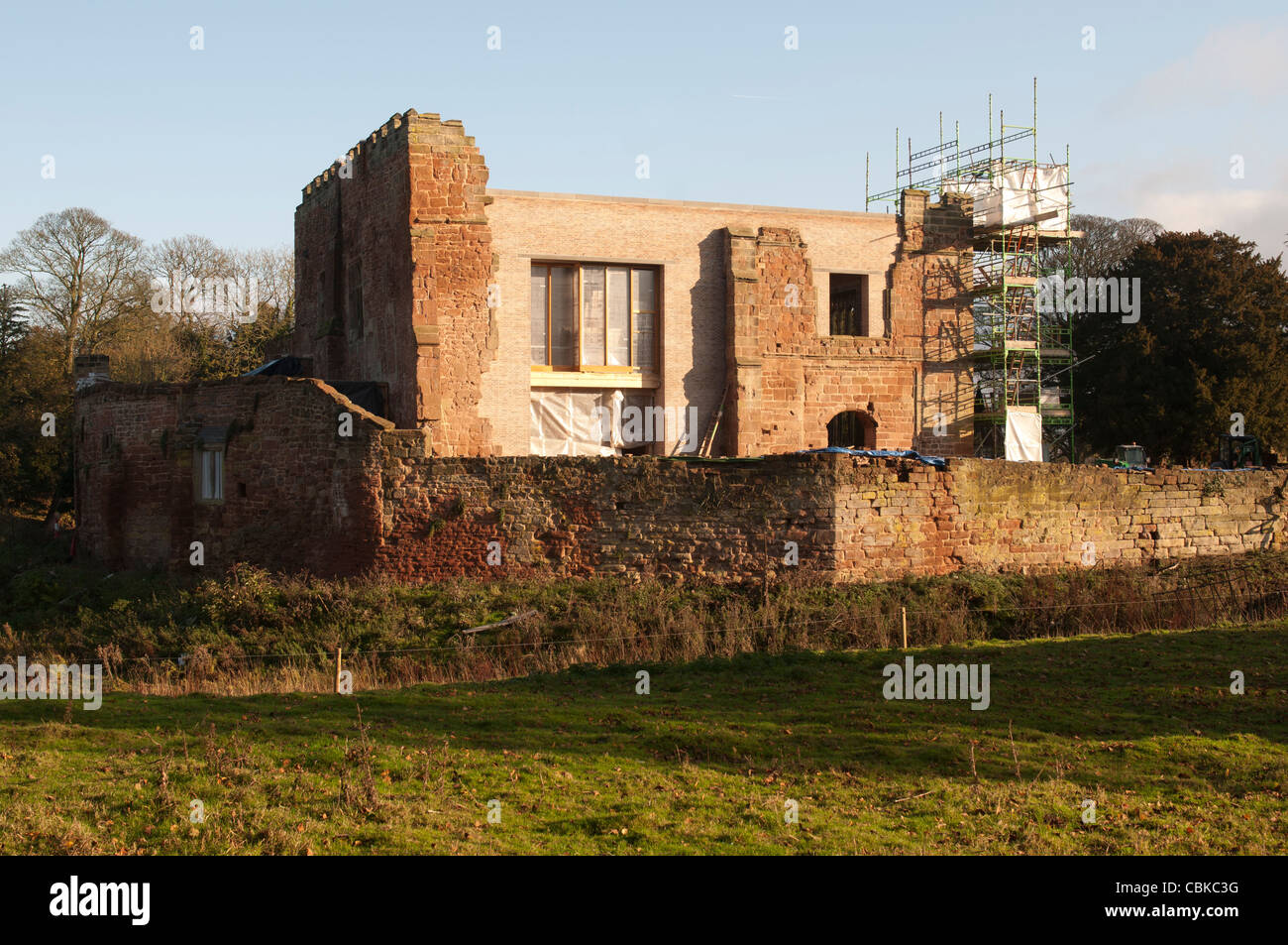 Astley Castle, Warwickshire, England, UK Stock Photo - Alamy