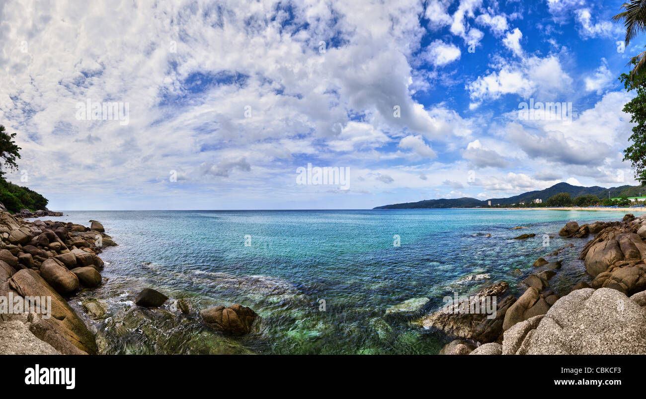 Daytime panorama marine island beach hi-res stock photography and ...