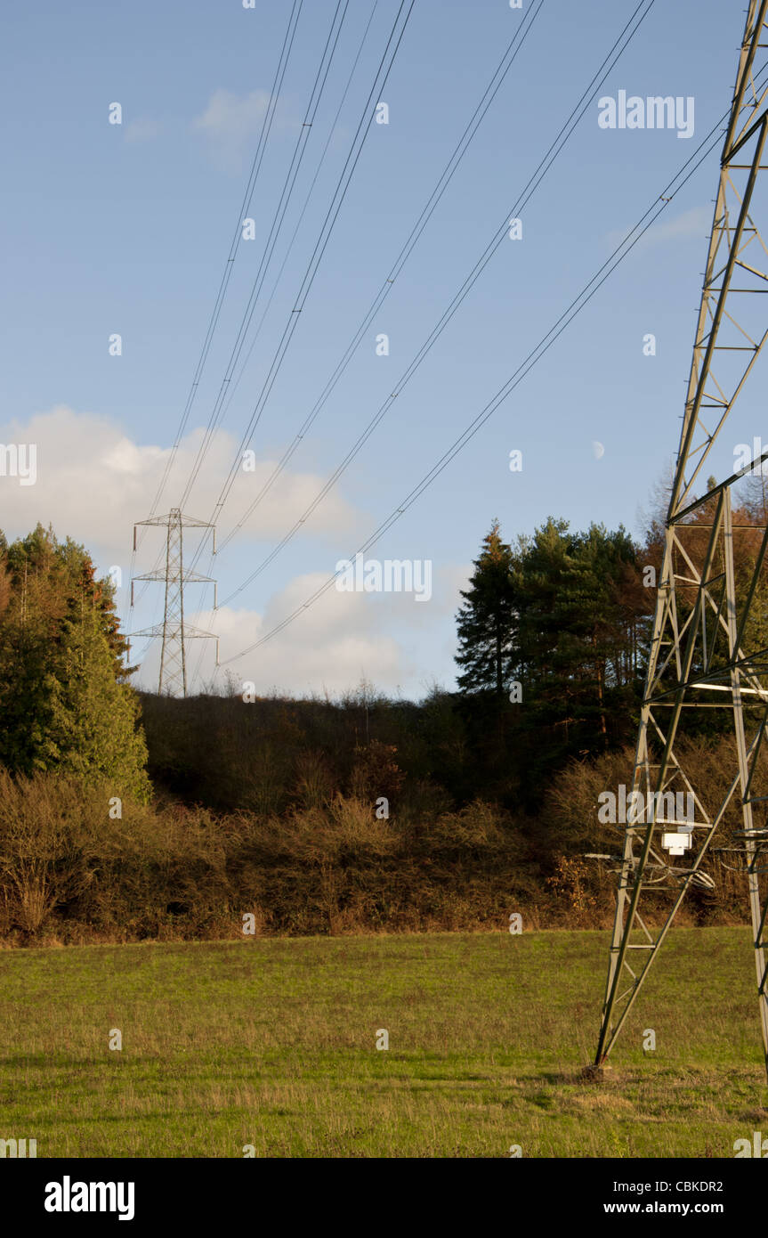 Wood pylons hi-res stock photography and images - Alamy