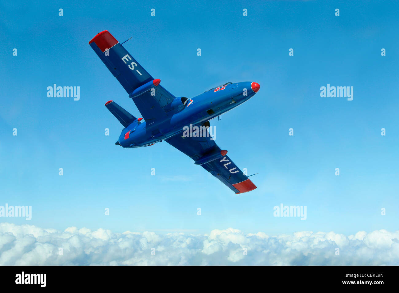 Aero Vodochody L-29 Delfin standard jet trainer of the Warsaw Pact ...