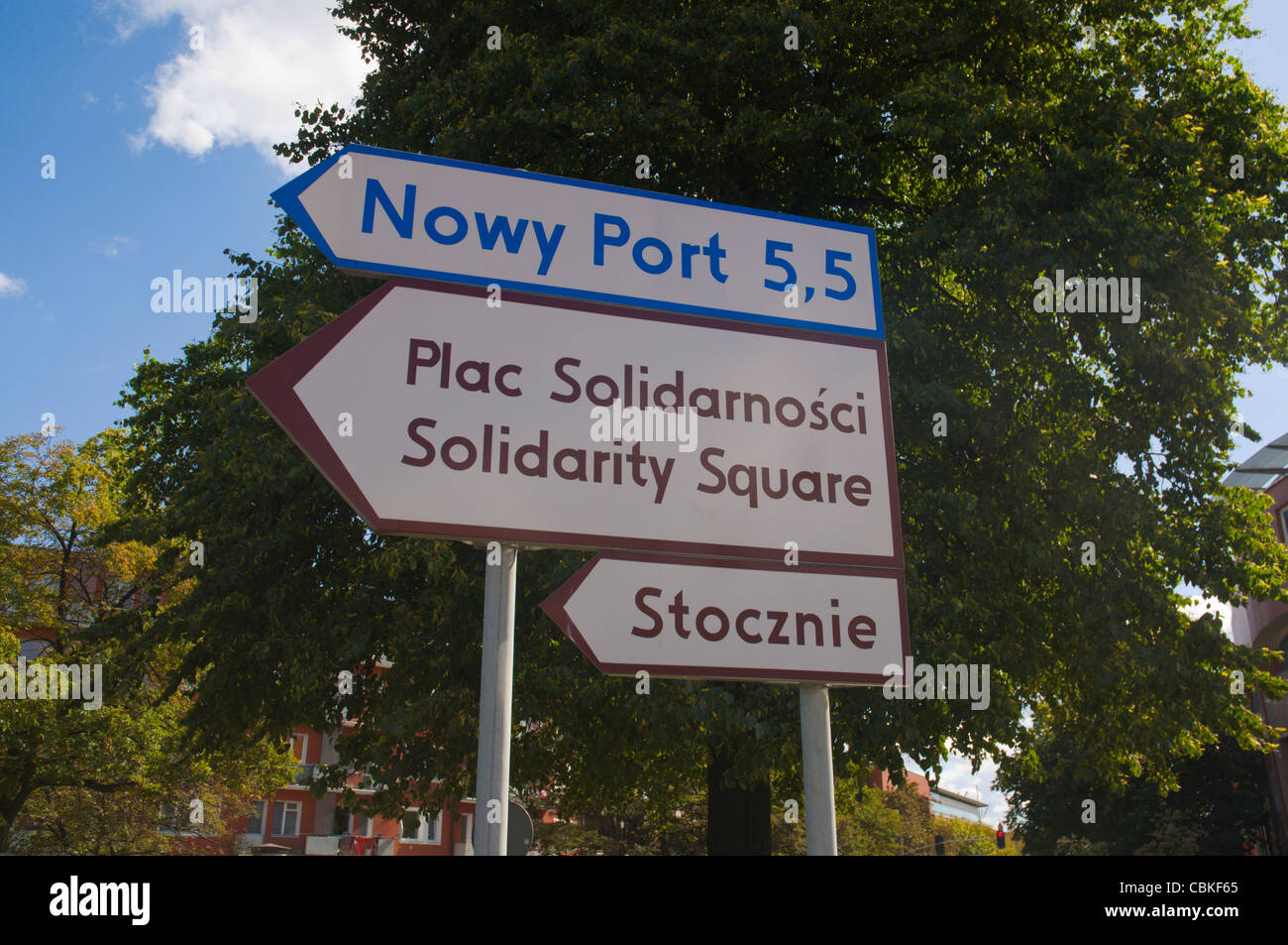 Street Sign Poland High Resolution Stock Photography and Images - Alamy