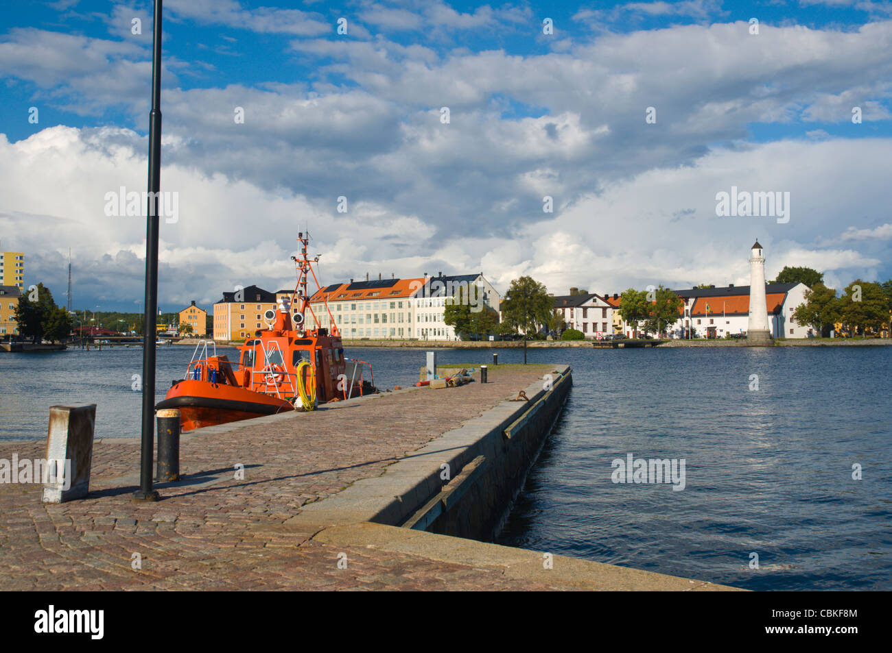 Kungsbron pier Karlskrona in Blekinge county southern Sweden Europe ...
