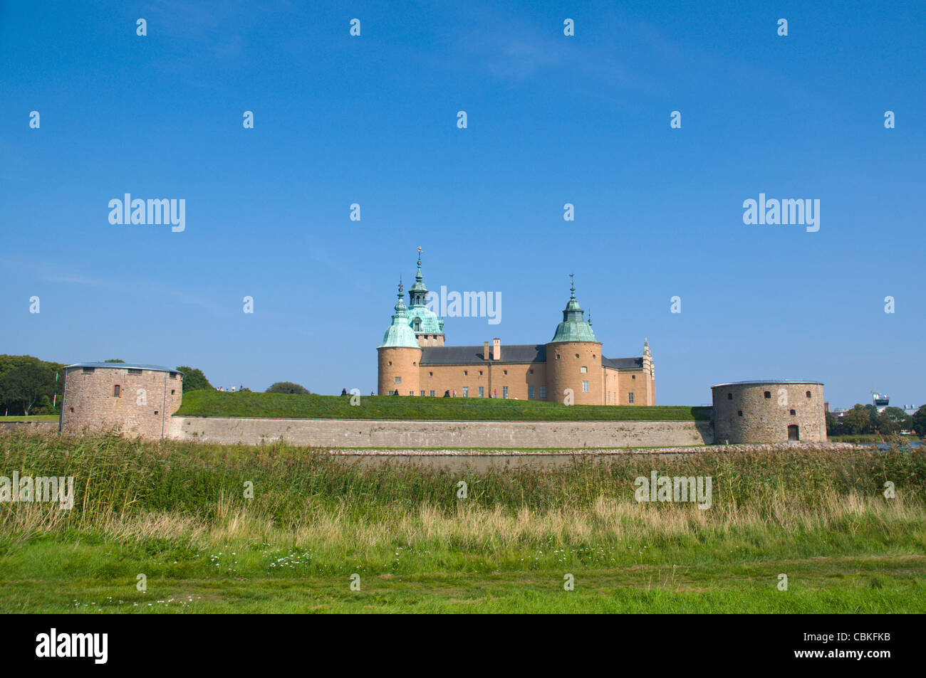 Kalmar slott the fortress in Kalmar city Småland southern Sweden Europe ...