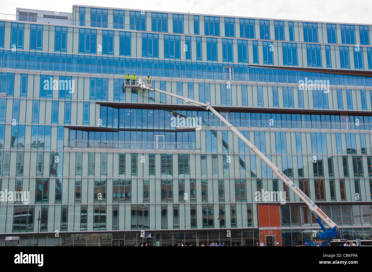 Construction sites by ralway station central Uppsala city Svealand ...