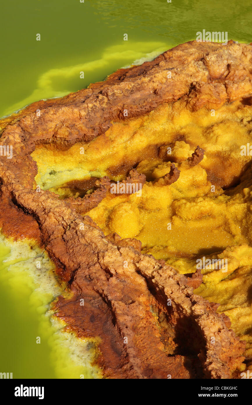 January 27, 2011 - Dallol geothermal area, potassium salt deposits ...