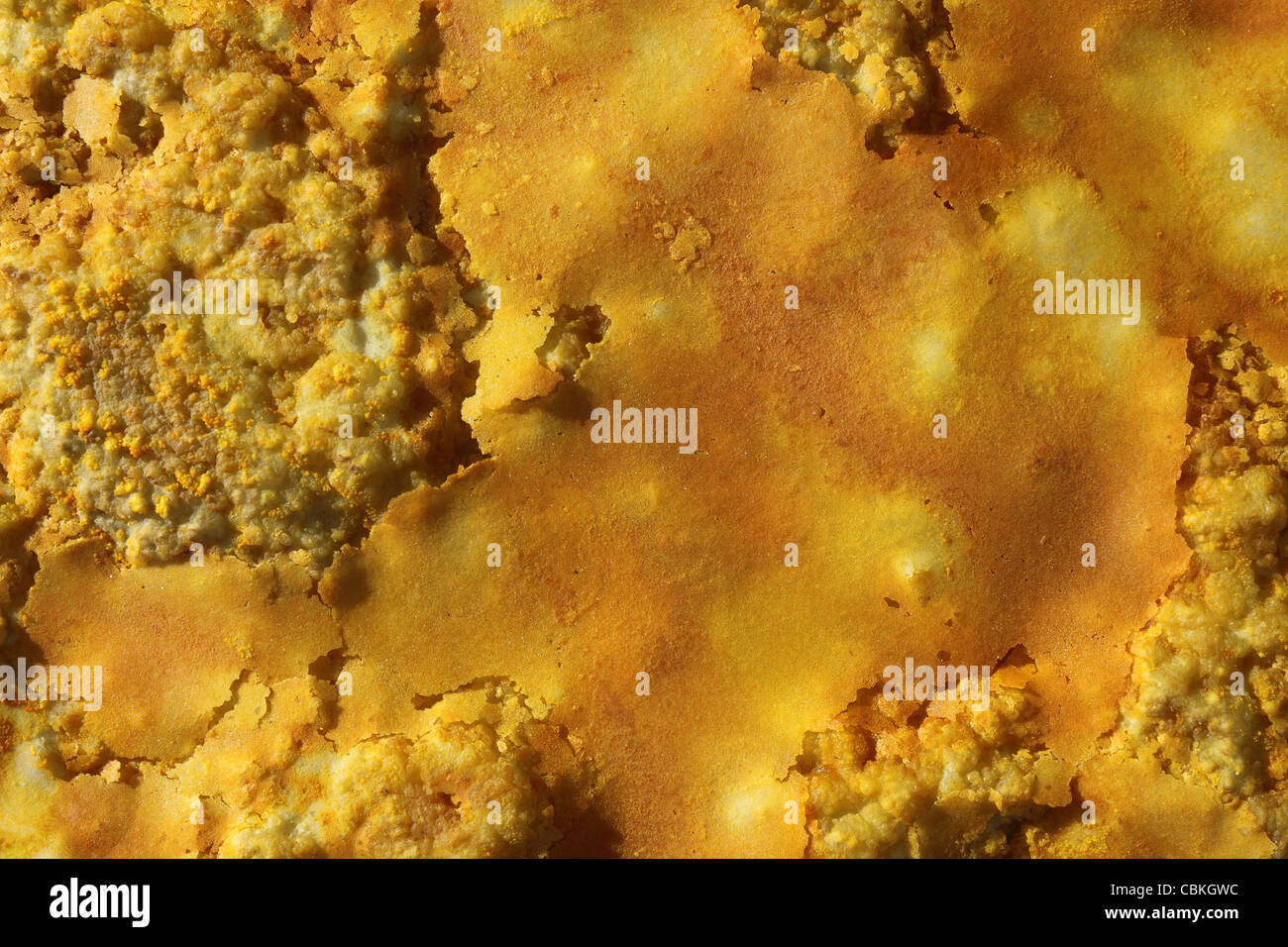 January 27, 2011 - Dallol geothermal area, potassium salt crust formed ...