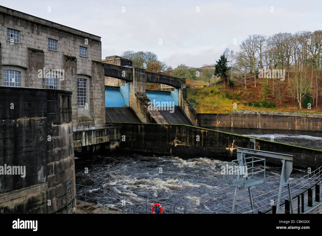 Scottish Hydro Electric Station at Pitlochry, Perth and Kinross, UK ...