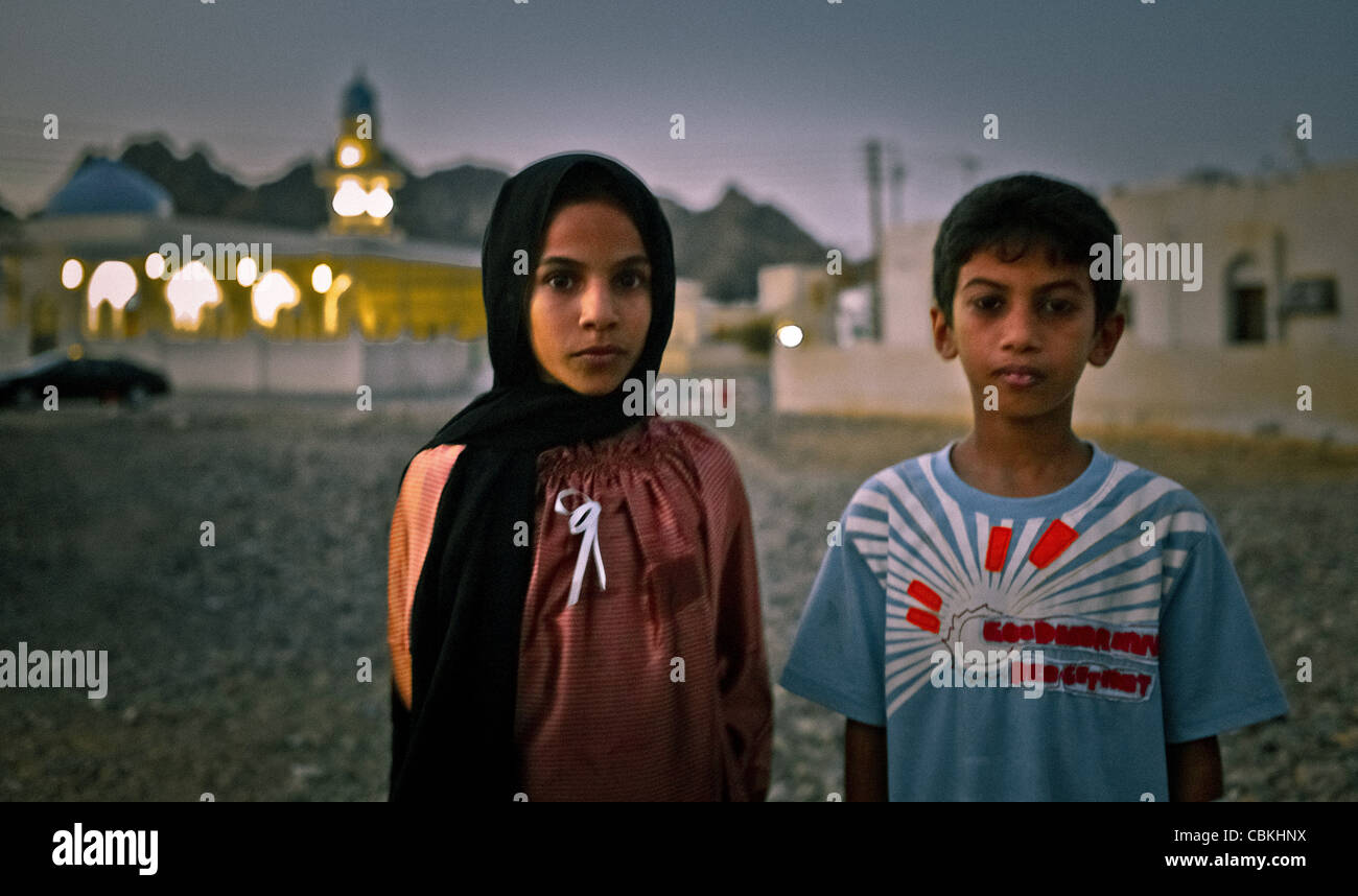 Sultanate of Oman, Muscat Tourism, Portrait of children around Muscat ...