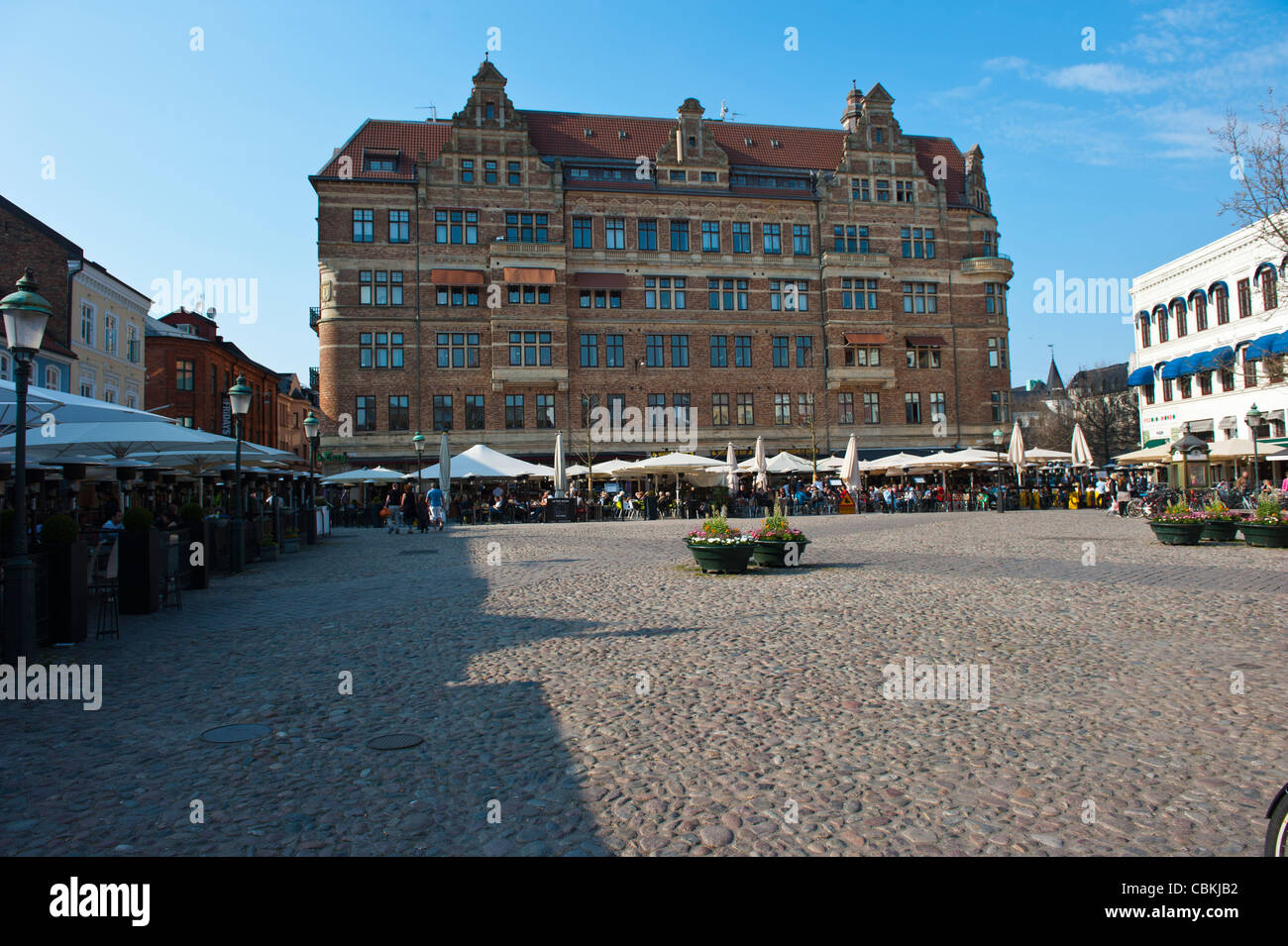 Square in Malmoe, Sweden Stock Photo - Alamy