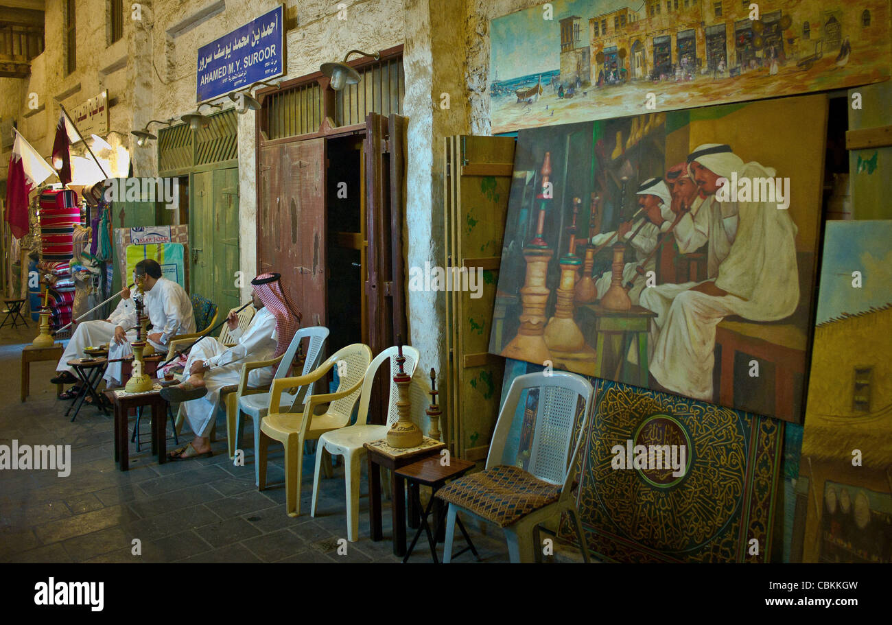 Doha , Qatar, Souk before closing Stock Photo - Alamy