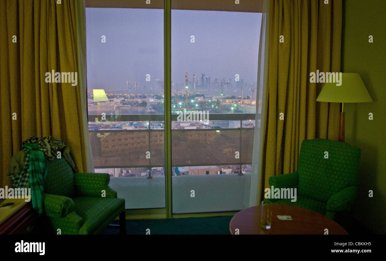Doha , Qatar, View from my hotel room Stock Photo - Alamy