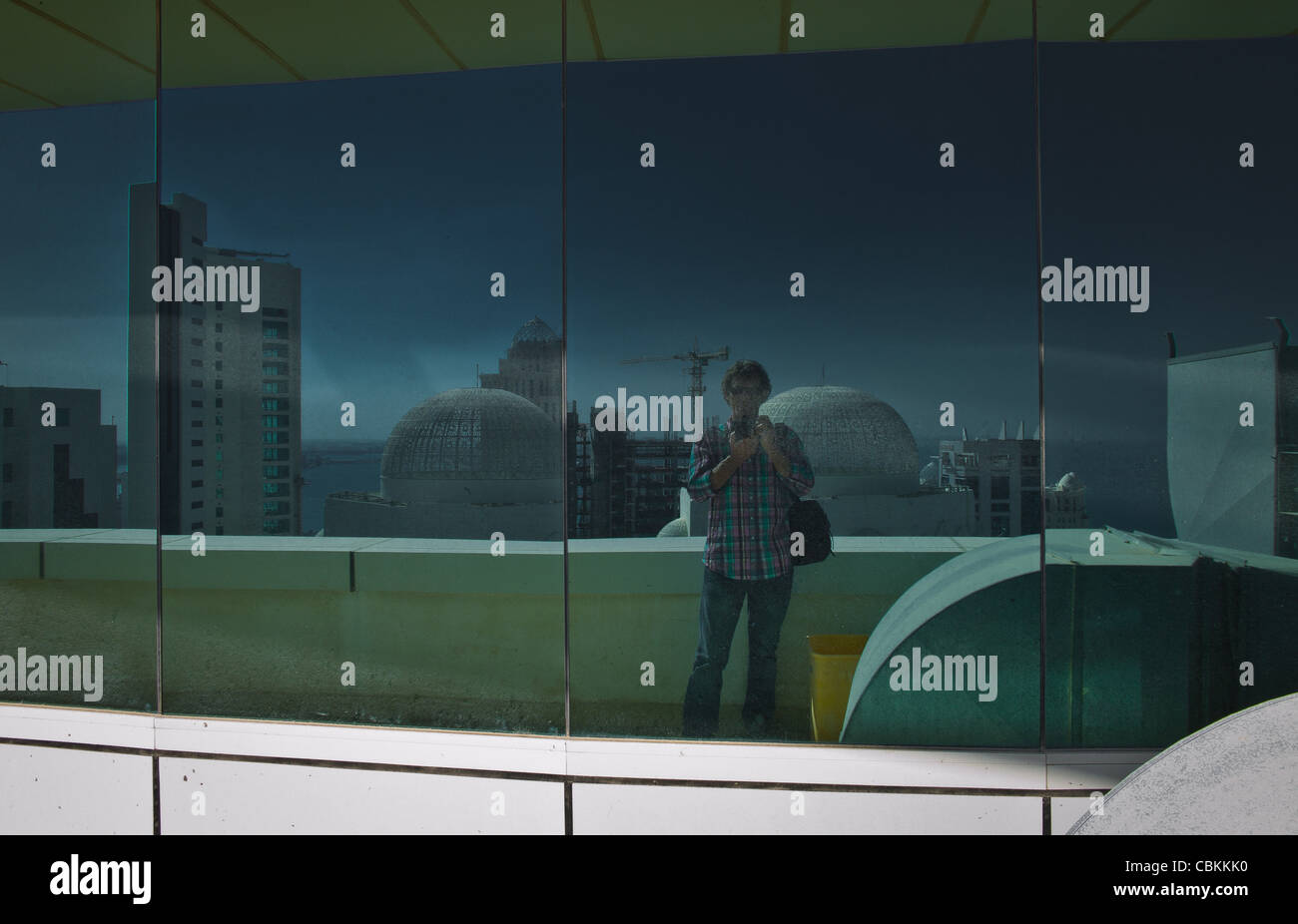 Top view on doha hi-res stock photography and images - Alamy