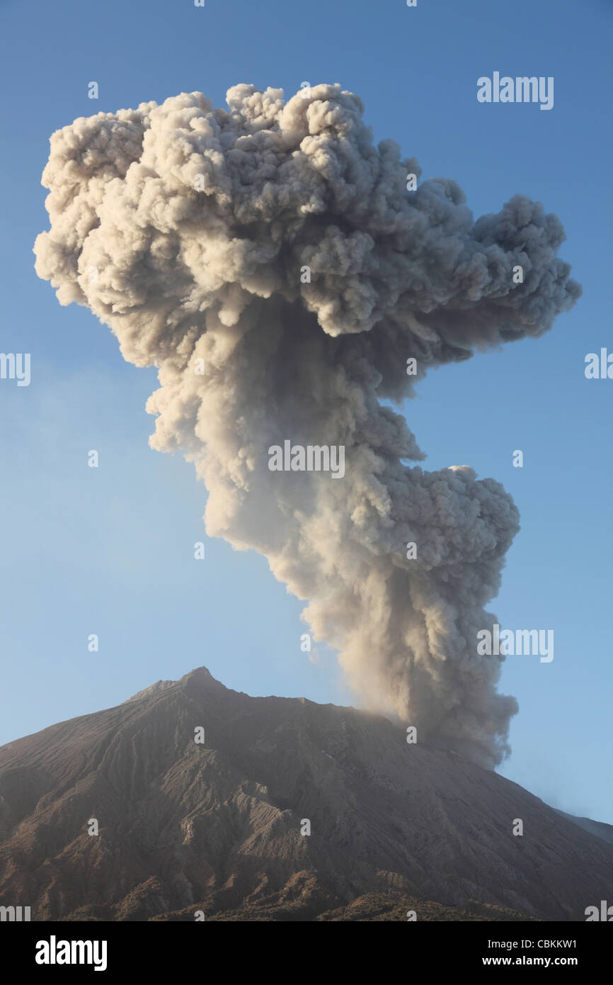 December 26, 2009 - Ash cloud following explosive Vulcanian eruption ...