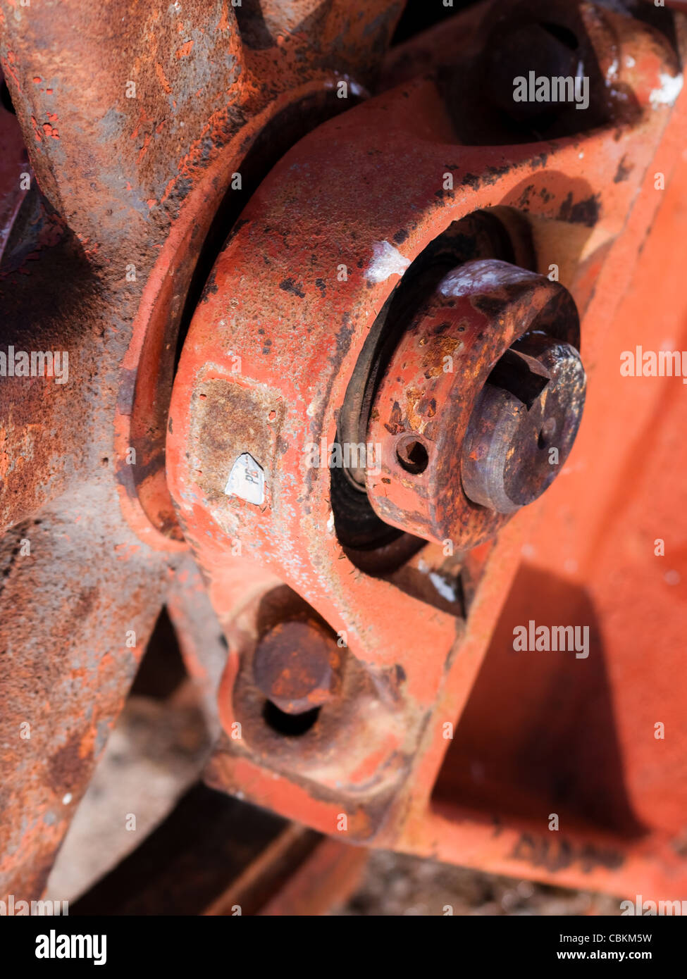 Rusted steel wheel Stock Photo - Alamy