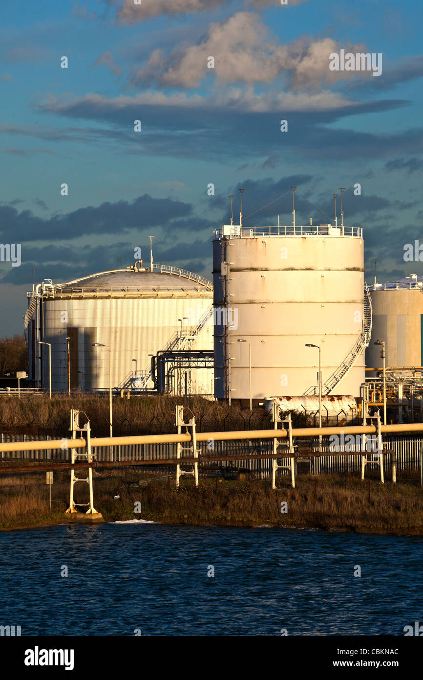 Storage Depot for Liquid Chemicals Stock Photo - Alamy