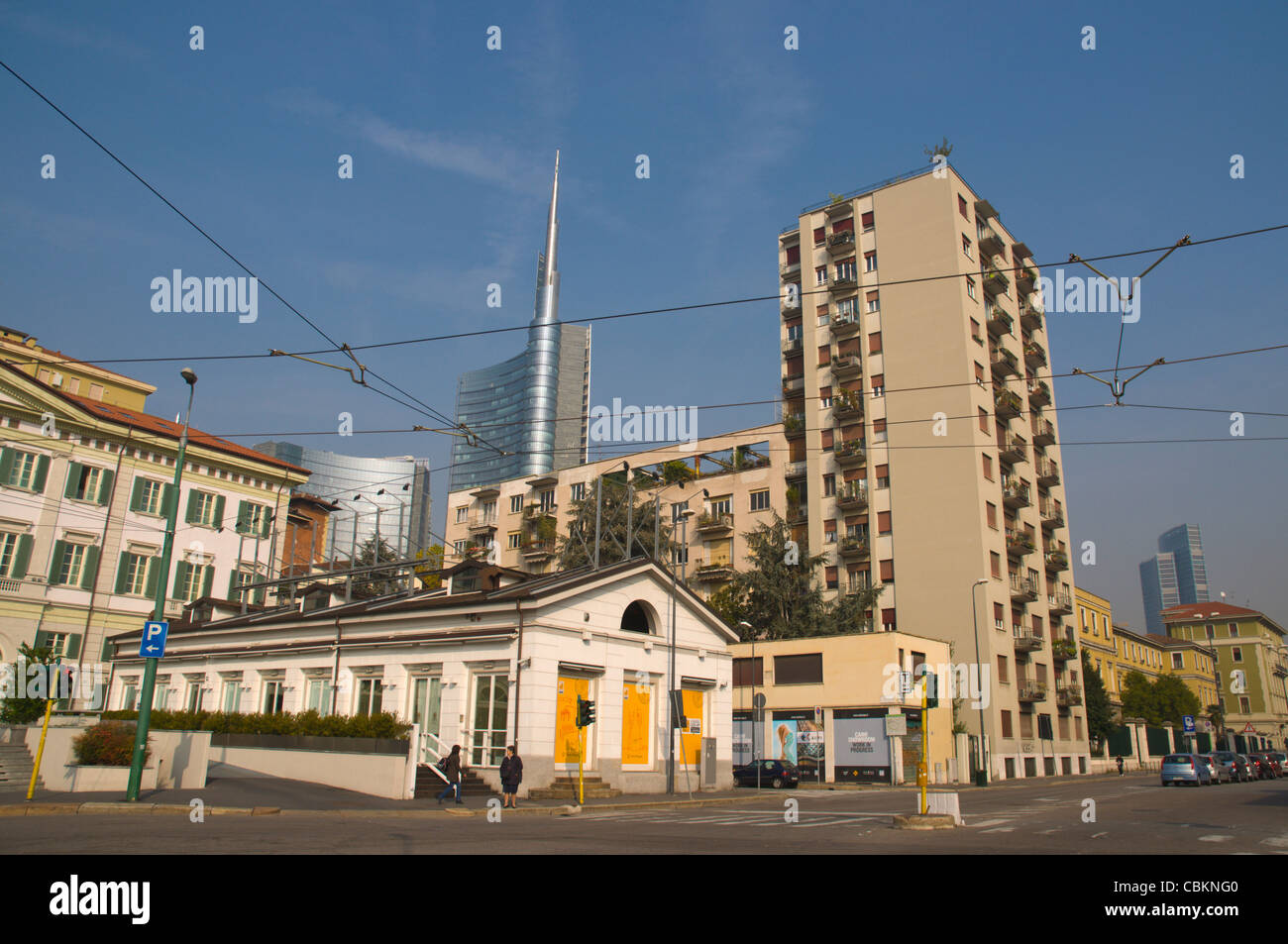 Porta Garibaldi district Milan Lombardy region Italy Europe Stock Photo ...