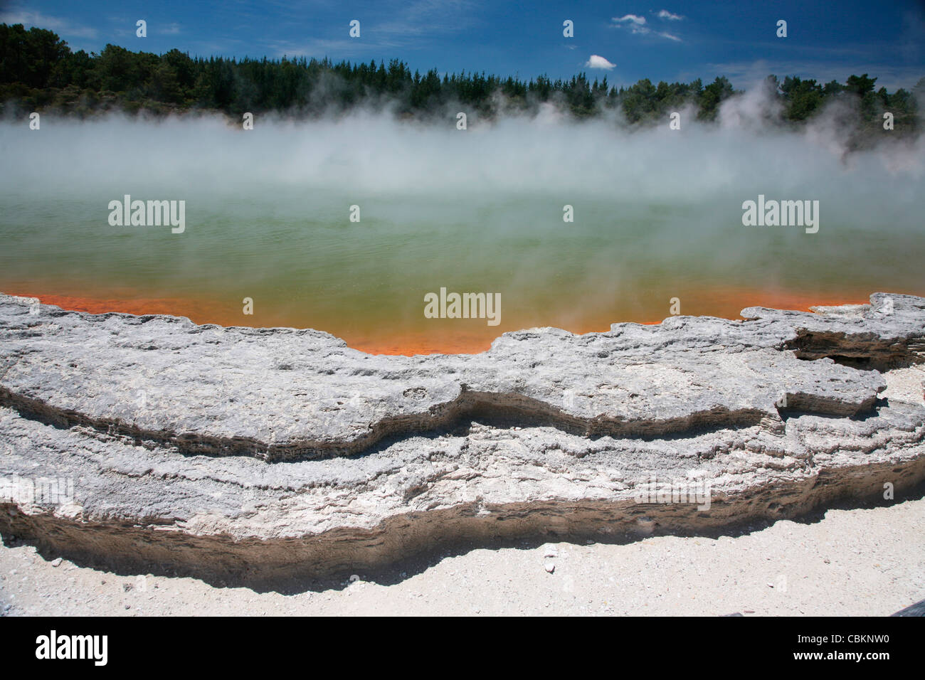 November 2007 - Champagne Pool hot spring, Wai-O-Tapu Geothermal area ...