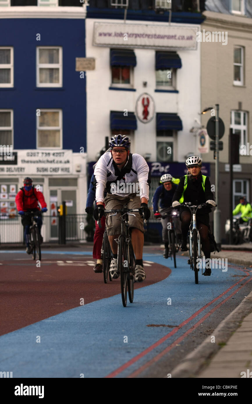 Cycle superhighway blue hi-res stock photography and images - Alamy