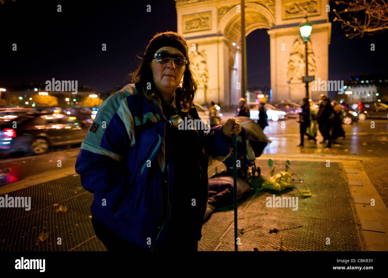 Jenny's room. The monuments of the homeless., Red White Blue, arrived ...