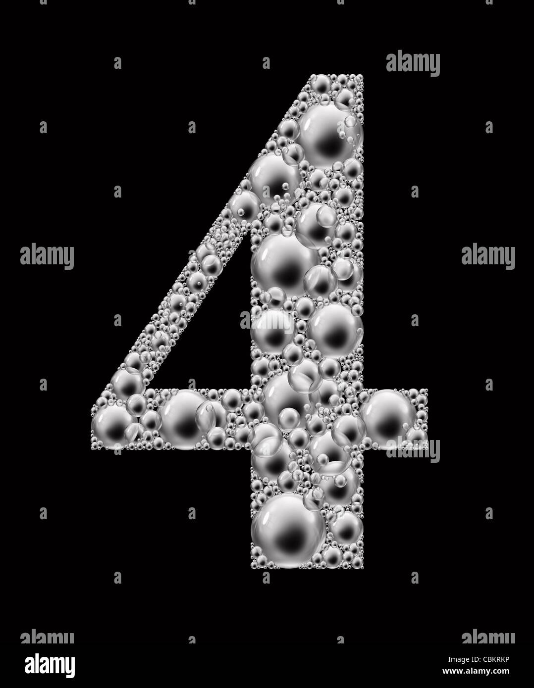 Air bubbles alphabet hi-res stock photography and images - Alamy