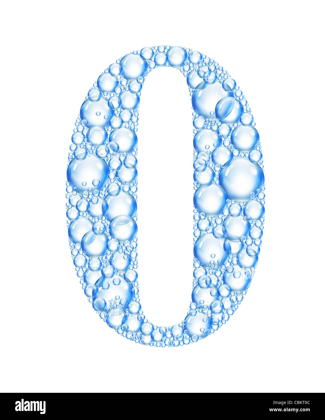 Air bubbles alphabet Cut Out Stock Images & Pictures - Alamy