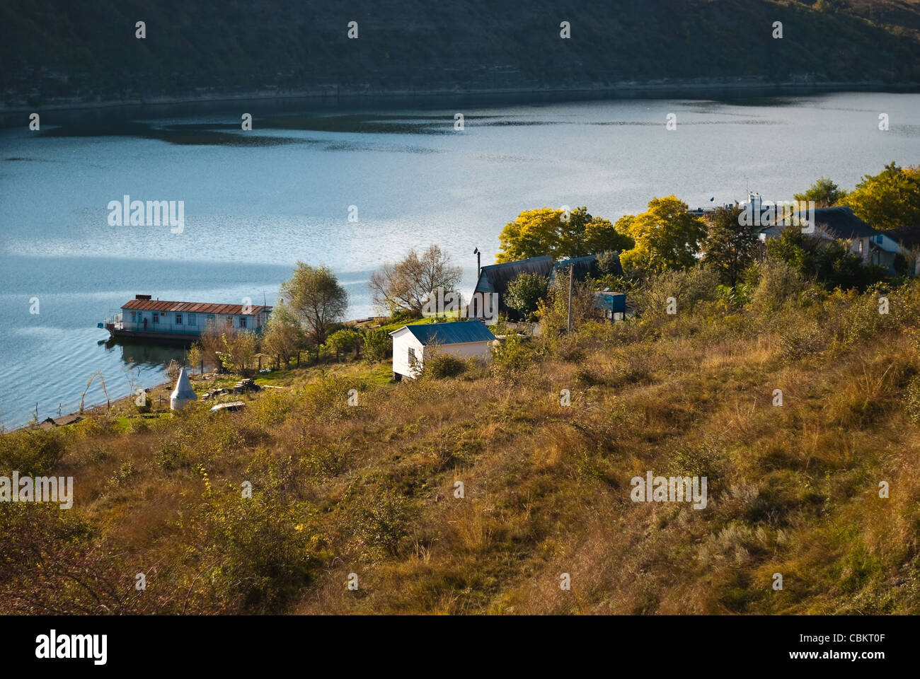 River landscape with ferry hi-res stock photography and images - Alamy