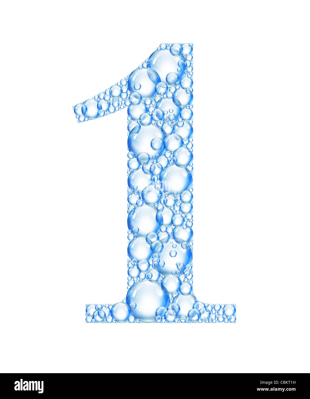 Air bubbles alphabet Cut Out Stock Images & Pictures - Alamy