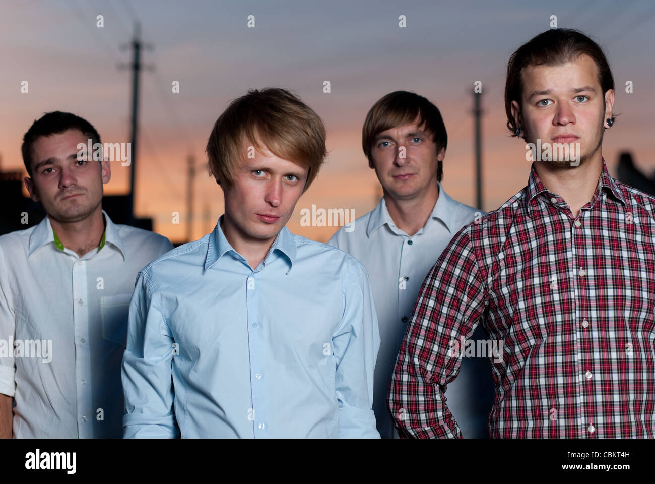 Uptown sunset team Stock Photo - Alamy