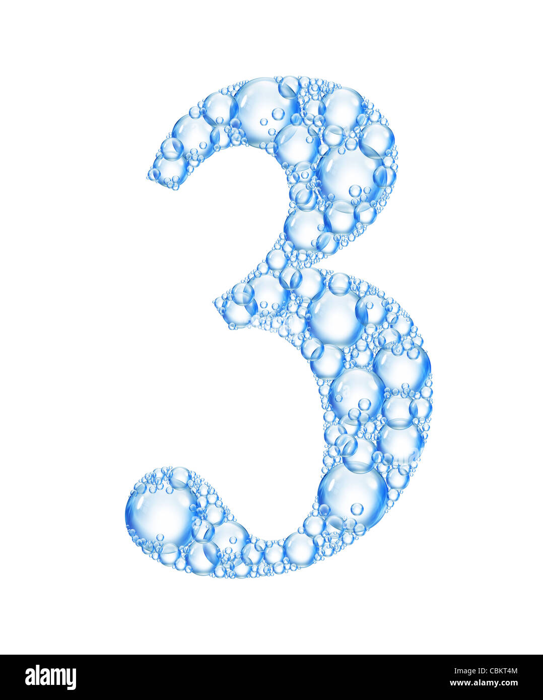 Air bubbles alphabet Cut Out Stock Images & Pictures - Alamy