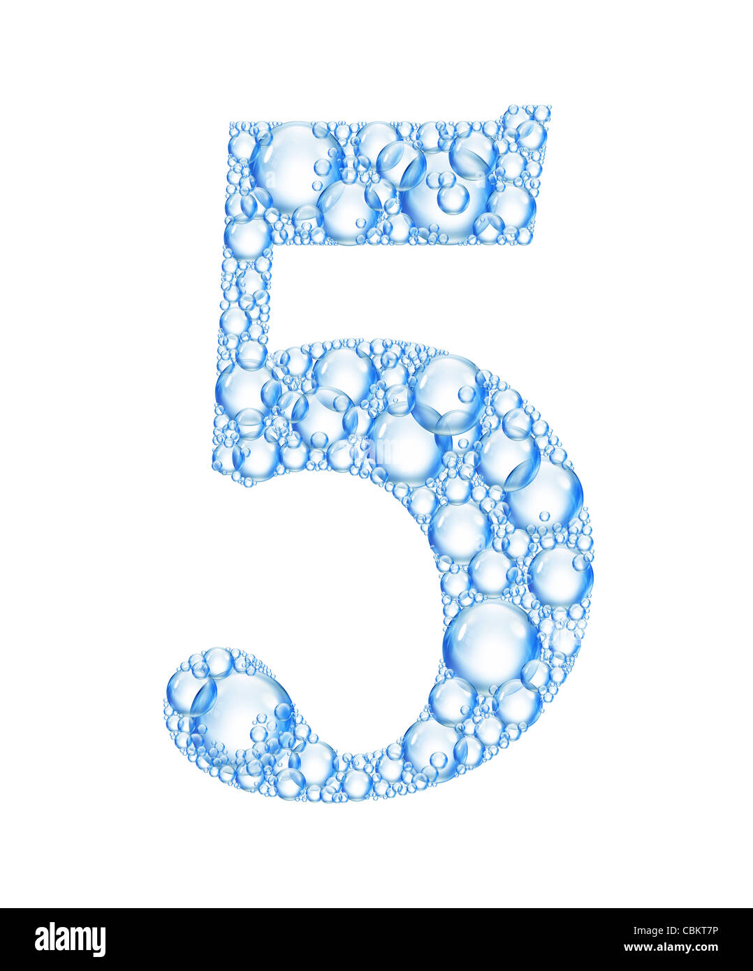 Air bubbles alphabet Cut Out Stock Images & Pictures - Alamy
